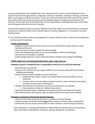 6+ Retail Store Cleaning Checklist Templates in DOC | PDF