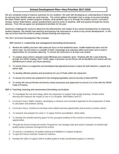 21+ School Development Plan Templates in DOC | PDF