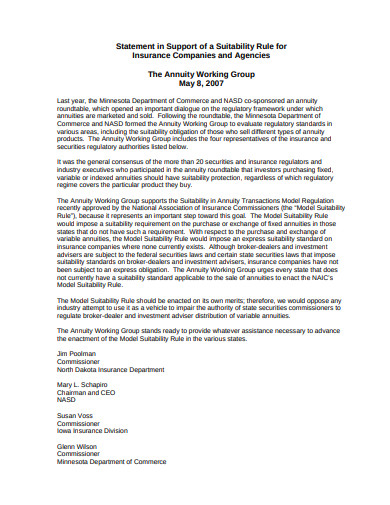 21+ Suitability Statement Templates in DOC | PDF