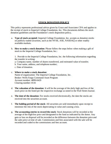 20+ Donation Policy Templates in PDF