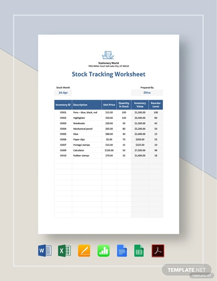 16+ Tracking Sheet Templates - Free Sample, Example Format Download!
