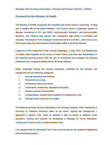 6+ Nursing Education Plan Templates in PDF