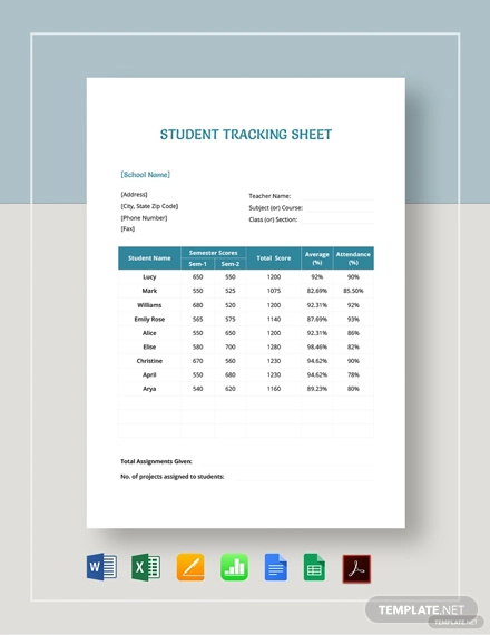 16+ Tracking Sheet Templates - Free Sample, Example Format Download!