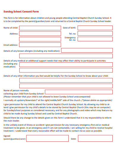 18+ School Consent Form Templates in PDF | DOC