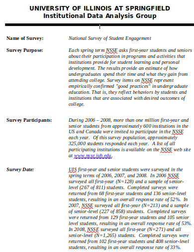 18+ Student Engagement Survey Templates in PDF | DOC