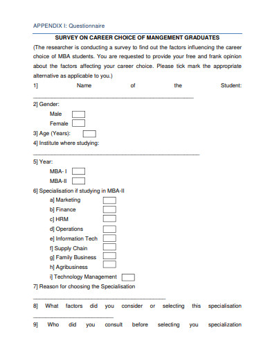20+ Career Survey Templates in PDF | DOC