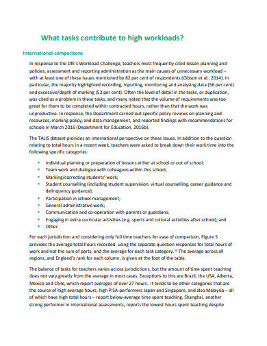 FREE 10+ Teacher Workload Survey Templates in PDF | MS Word