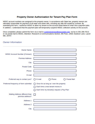 19+ Tenant Information Form Templates in PDF | DOC