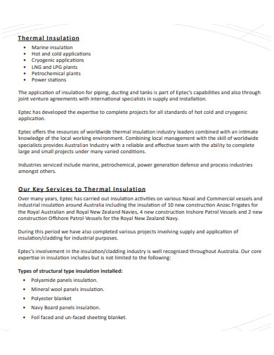 10+ Insulation Statement Templates in PDF