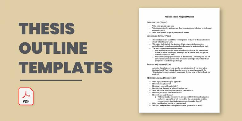 6+ Chapter Outline Templates - Word, PDF