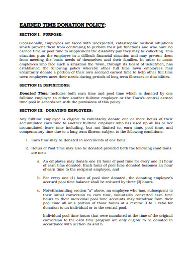 20+ Donation Policy Templates in PDF