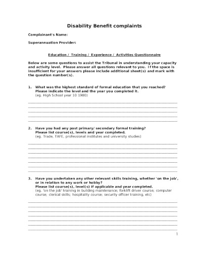 17+ Training Questionnaire Templates in PDF | DOC