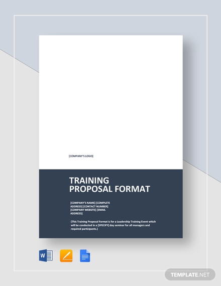 9+ Training Proposals Templates - Sample, Example, Format