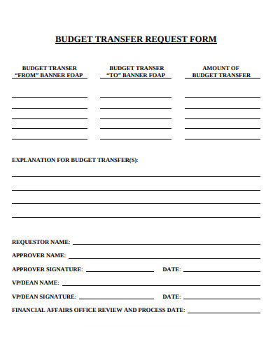 20+ Budget Request Form Templates in PDF | DOC