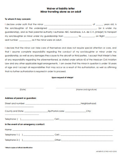 11+ Free Liability Letter Templates in PDF | Word | Google Docs