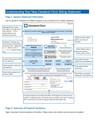 17+ Billing Statement Templates in Google Docs | Google Sheets | Word ...
