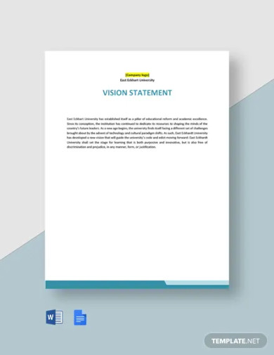 12+ Vision Statement Templates in PDF | DOC