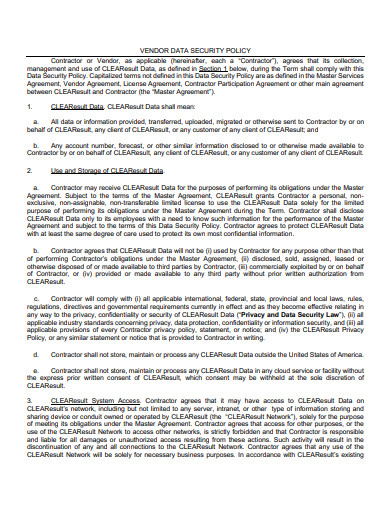 Free 13 Data Security Policy Templates In Pdf Ms Word
