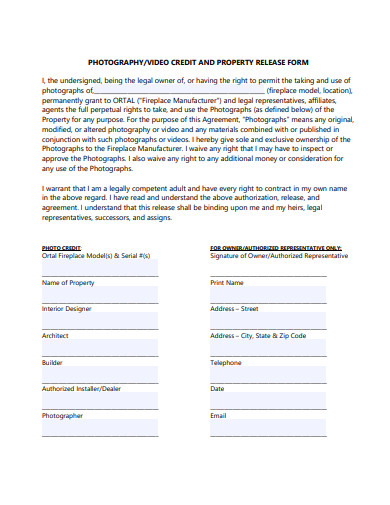 20+ Property Release Form Templates in PDF