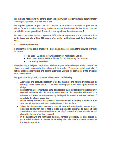 12+ FREE Construction Method Statement Templates in PDF