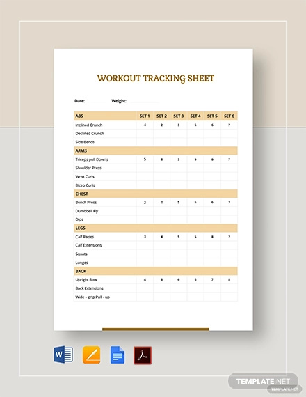 17+ Tracking Sheet Template - Word, Excel, PDF