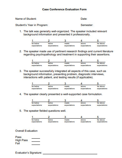 10+ Conference Evaluation Form Templates in PDF | DOC
