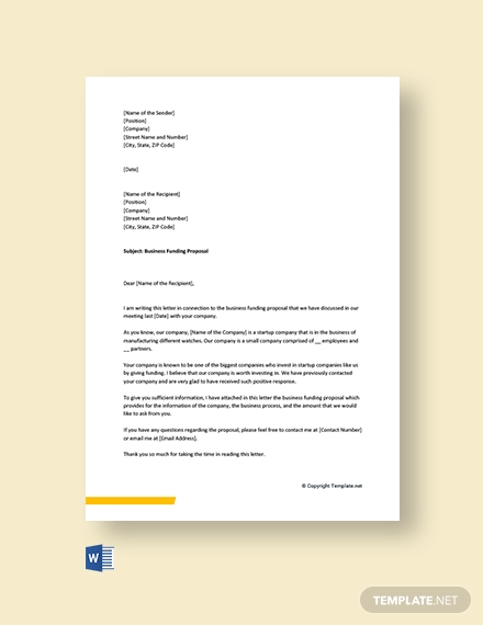 8 Funding Proposal Templates Sample Example Format