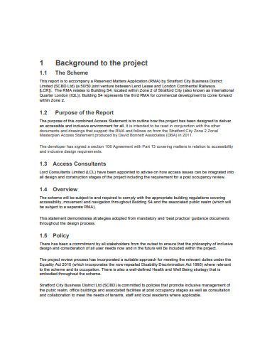 10+ Access Statement Templates in PDF | DOC