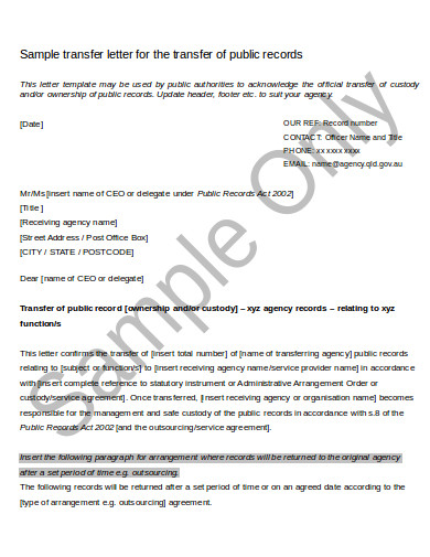 11+ Agency of Record Letter Templates in Doc | PDF
