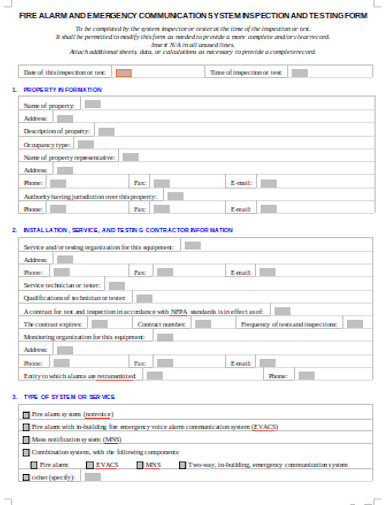 10+ Free Alarm System Report Form Templates in PDF | DOC