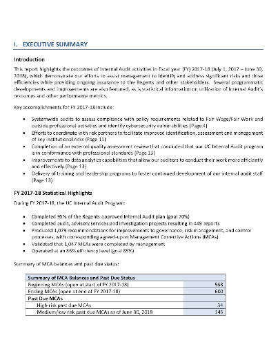 10+ Internal Audit Report Templates in PDF | Word