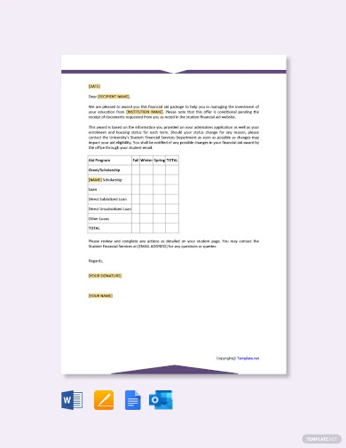 23+ Award Letter Templates - PDF, DOC