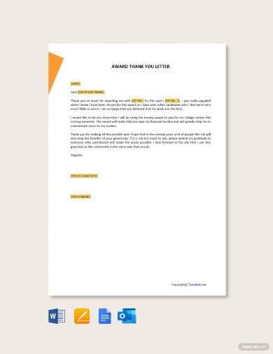 23+ Award Letter Templates - PDF, DOC