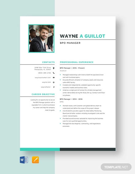 56+ Manager Resumes in PDF