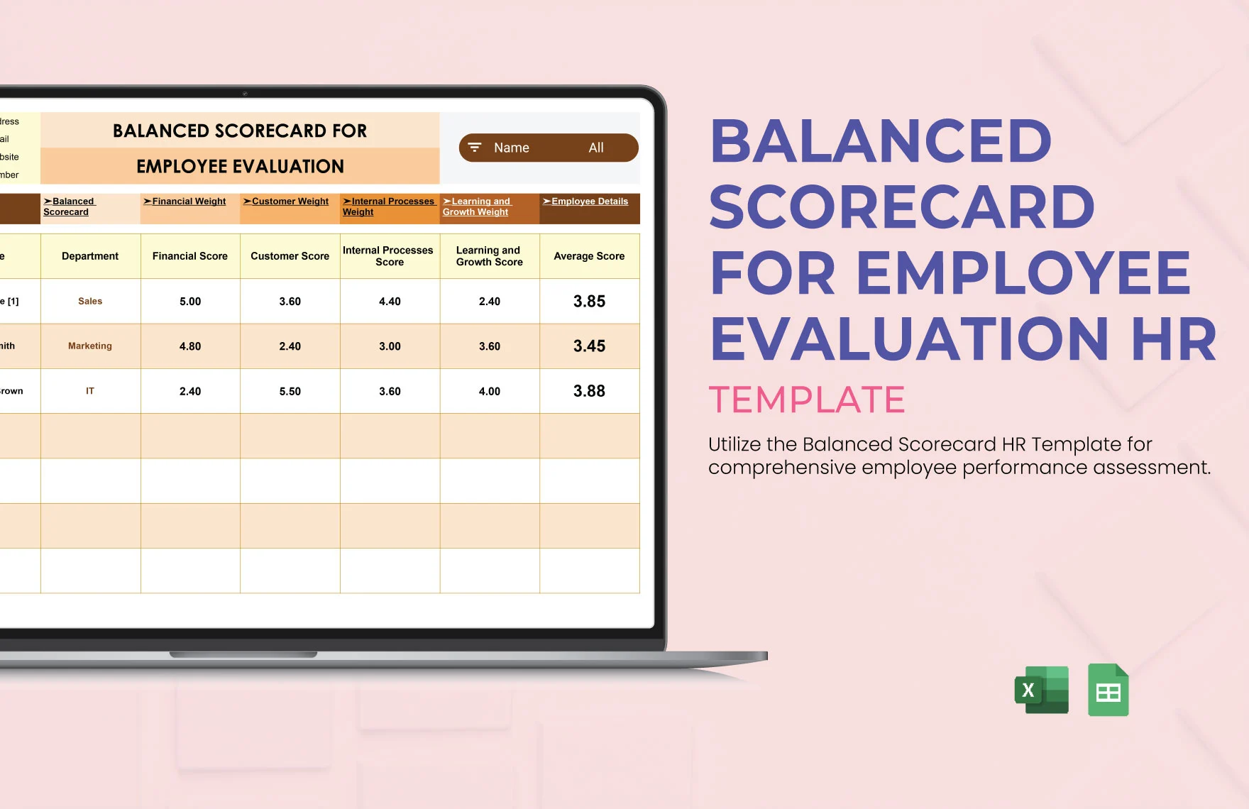 Excel Scorecard Template - 12+ Excel Documents Download