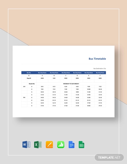 22+ Timetable Templates - Free Sample, Example, Format