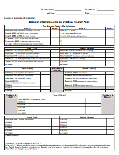 11+ Business Audit Templates in PDF | DOC