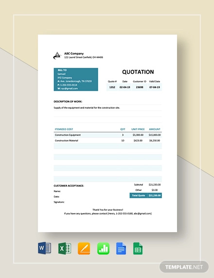 40 Quotation Formats In PDF