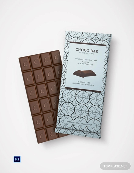 30 Candy Bar Wrapper Templates PDF PSD EPS