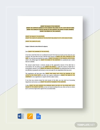 11+ Agency Letter Templates in AI | InDesign | Word | Pages | PSD ...