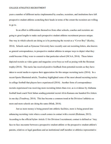 8+ College Recruiting Letter Templates in PDF | MS Word
