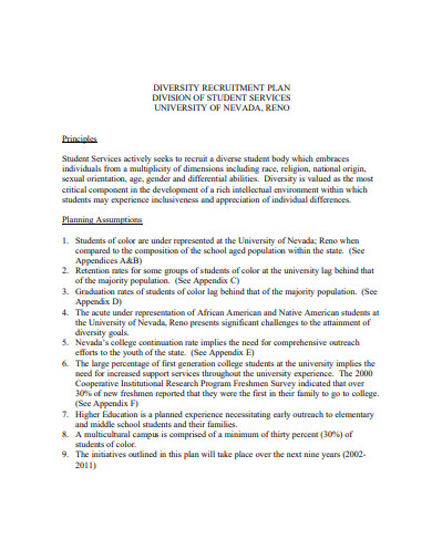 8+ College Recruitment Plan Templates in PDF | MS Word