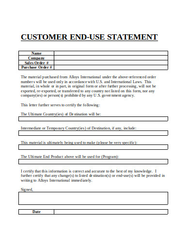 11 Customer Statement Templates In PDF XLS DOC