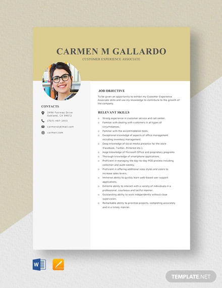 35+ Experienced Resume Format Templates - PDF, DOC