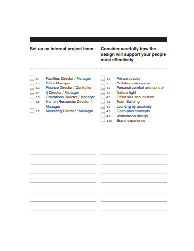 9+ Office Move Checklist Templates in PDF | DOC