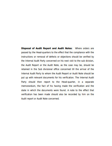 6+ Audit Notes Templates in Doc | Excel | PDF