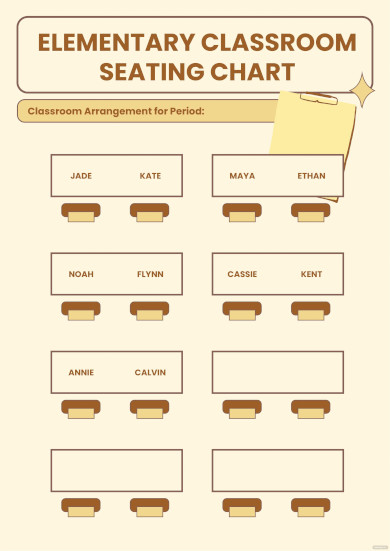 Classroom Seating Chart Template - 25+ Examples in PDF, Word, Excel