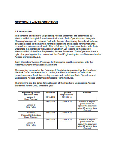 10+ Access Statement Templates in PDF | DOC