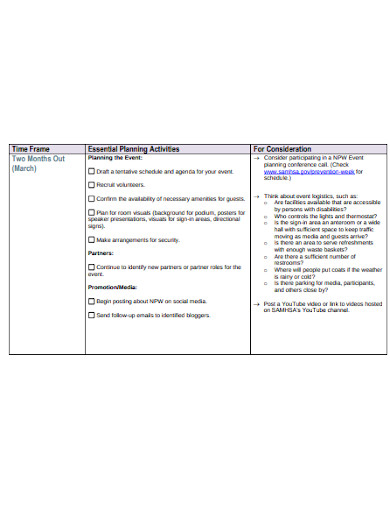 11+ Event Logistics Plan Templates in PDF | MS Word