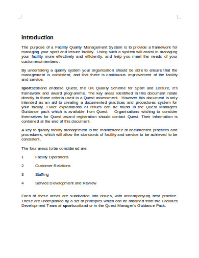 11+ Quality Management Statement Templates in PDF | DOC